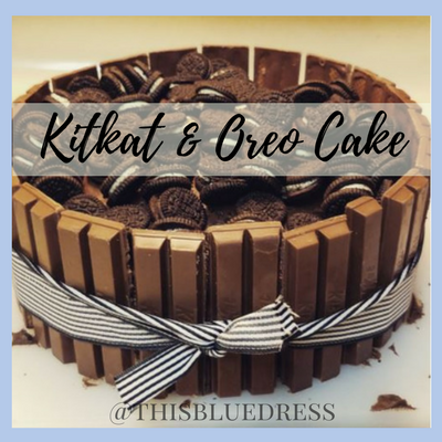Kit Kat and Oreo Cake! - This Blue Dress