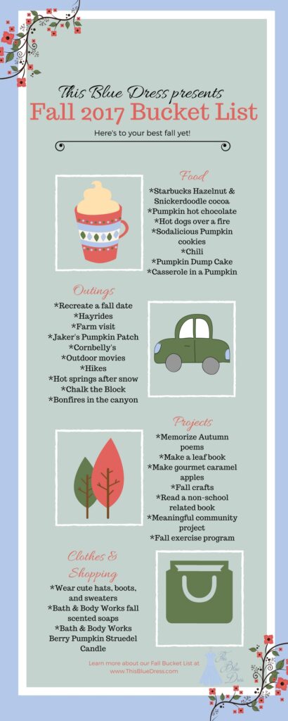 Fall Bucket List from This Blue Dress | This Blue Dress