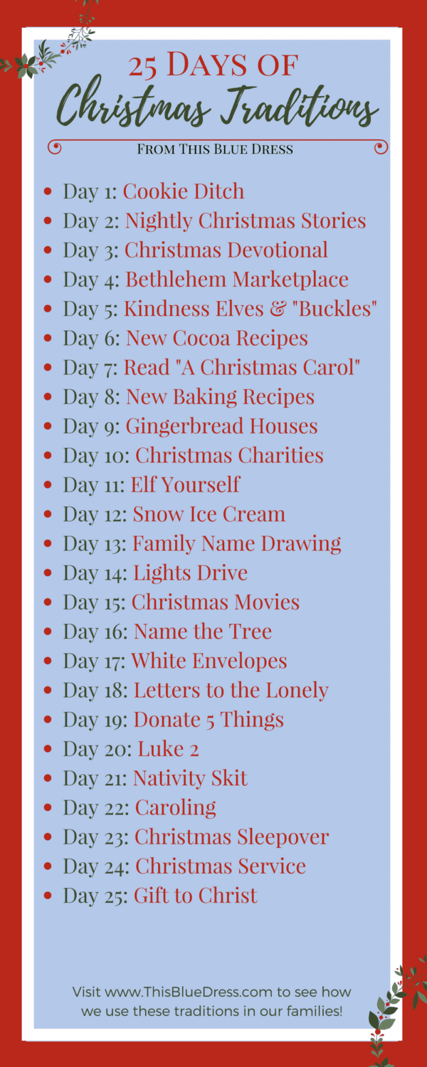 25 Favorite Christmas Traditions Your Family Will Love | This Blue Dress