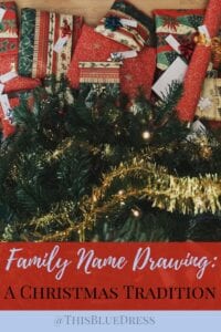 Fun Family Christmas Drawing Name Ideas for Gift Exchange | This Blue Dress