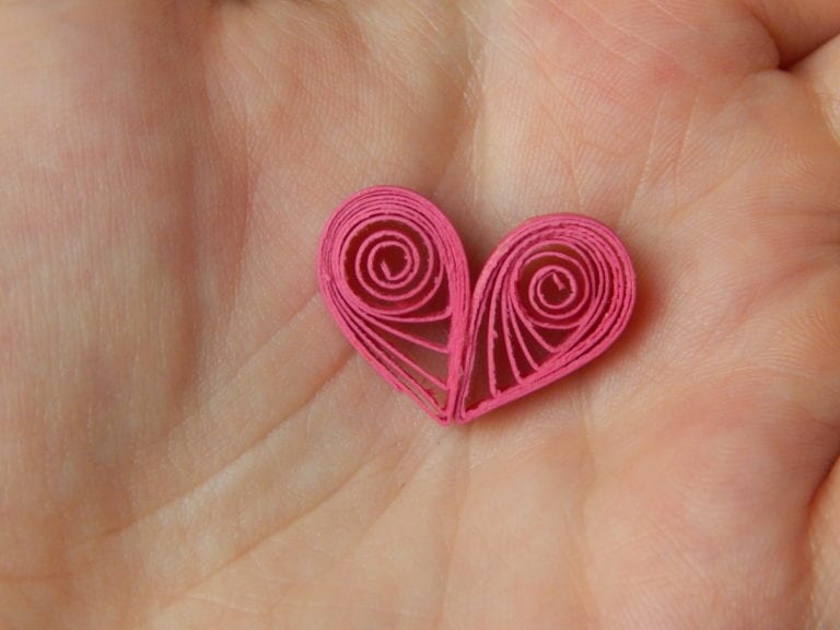 Quilled Heart Tutorial | This Blue Dress