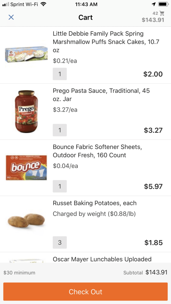 Grocery Pickup And How It's Helped My Budget - This Blue Dress
