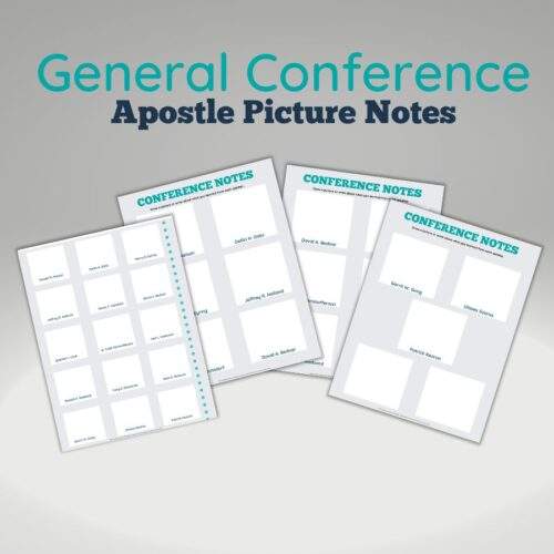 Free General Conference Activities For Kids | This Blue Dress
