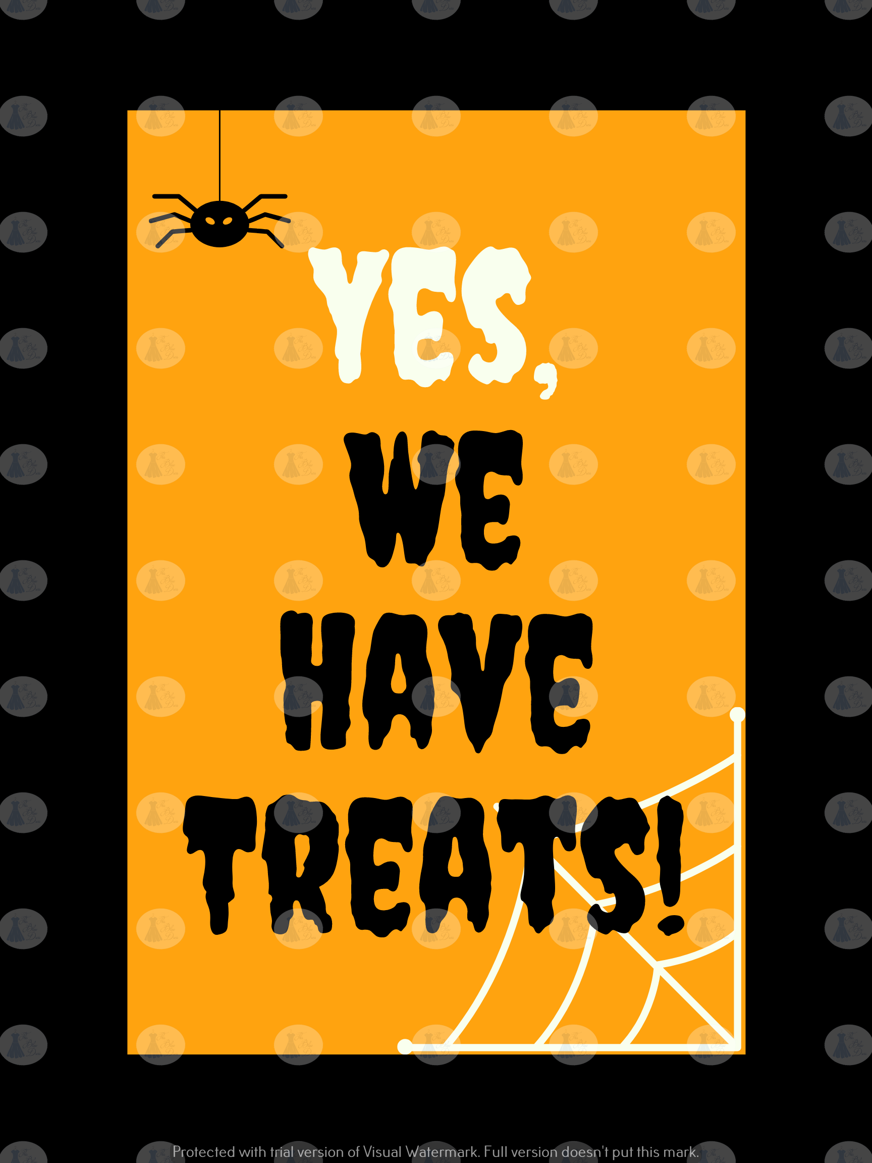 FREE Halloween 2021 Printable Door Signs | This Blue Dress