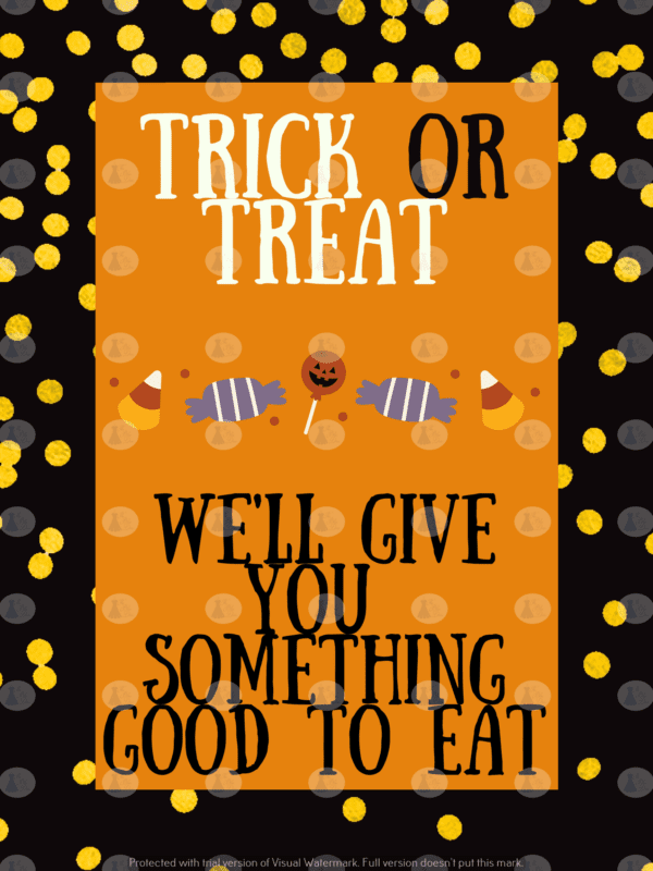 FREE Halloween 2021 Printable Door Signs | This Blue Dress