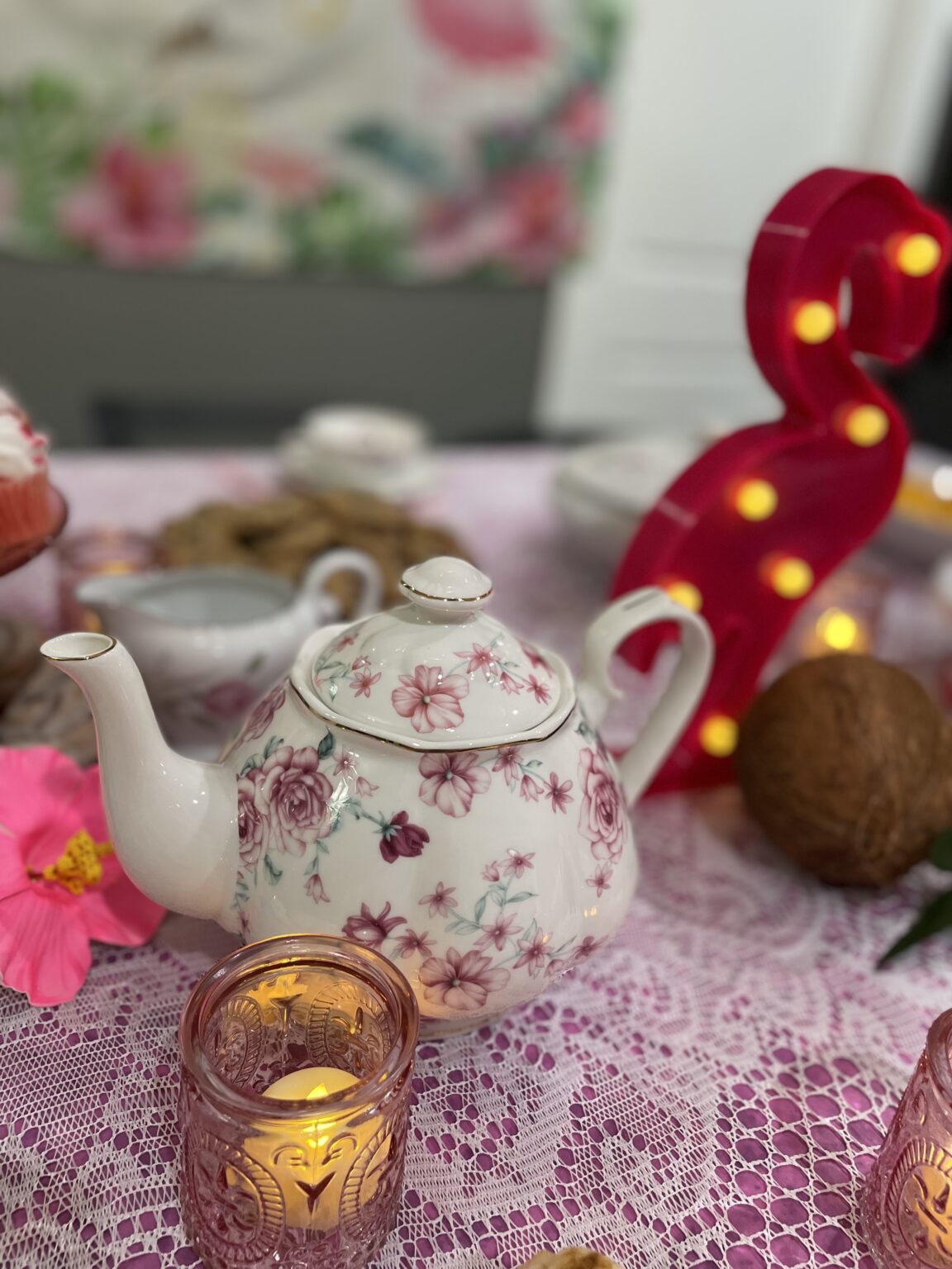 Ideas for a Fun Tropical Flamingo Tea Party | This Blue Dress
