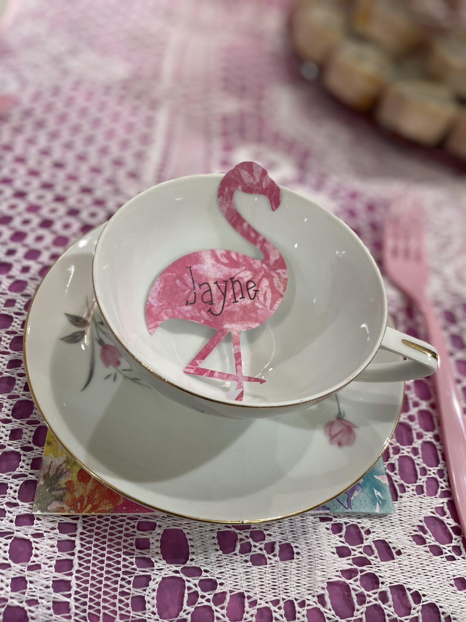 Ideas for a Fun Tropical Flamingo Tea Party | This Blue Dress