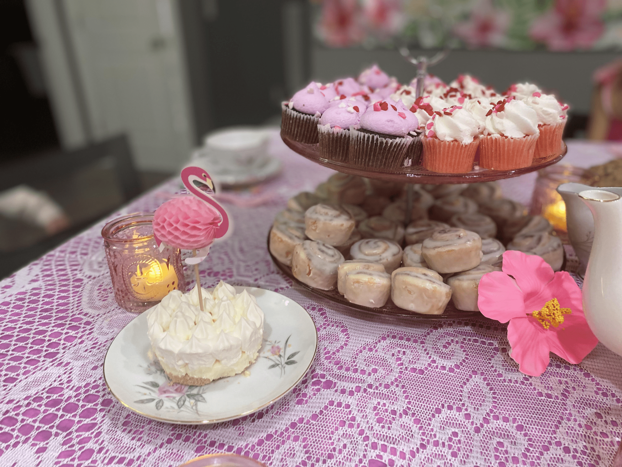 Ideas for a Fun Tropical Flamingo Tea Party | This Blue Dress