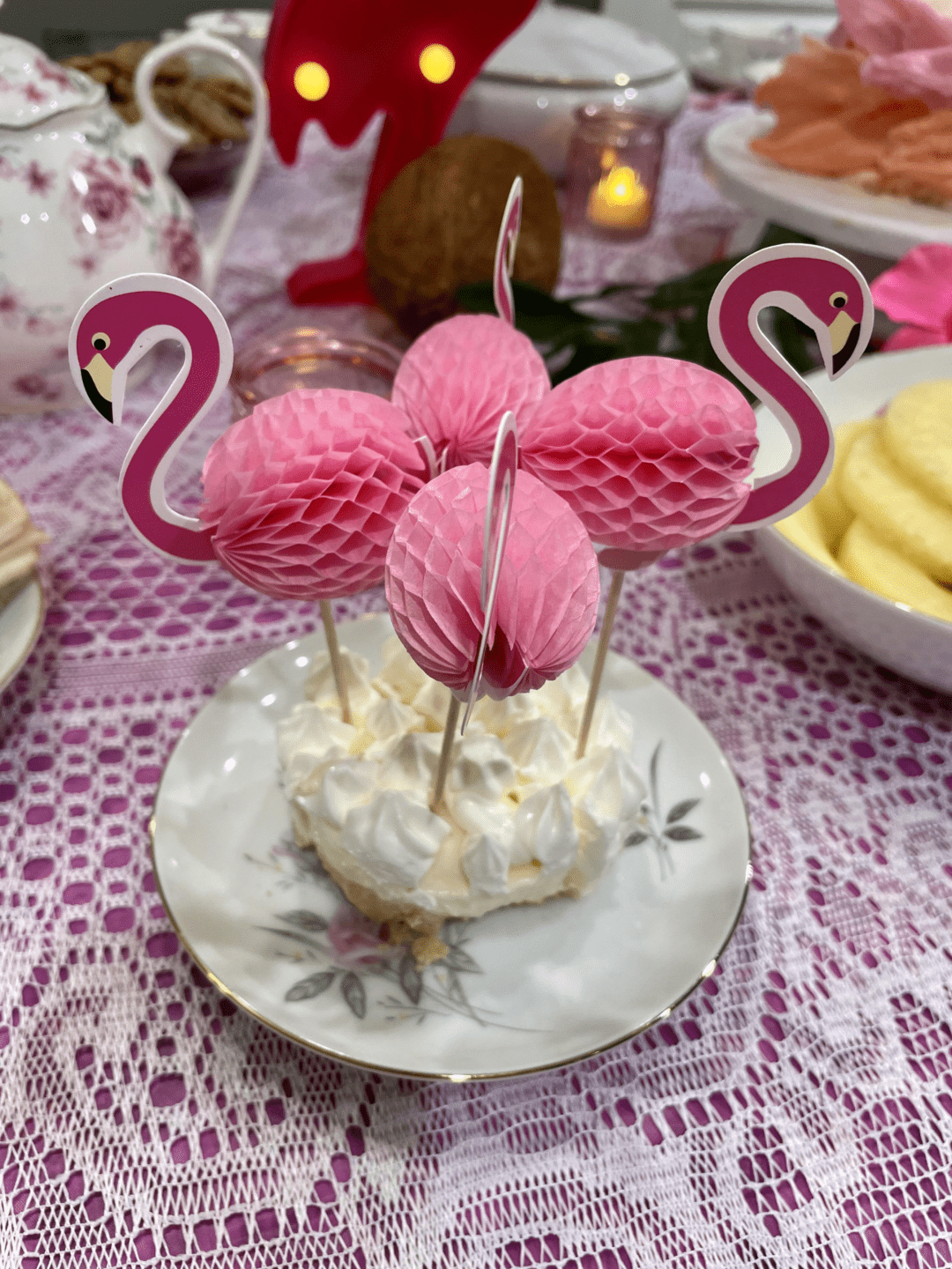 Ideas for a Fun Tropical Flamingo Tea Party | This Blue Dress